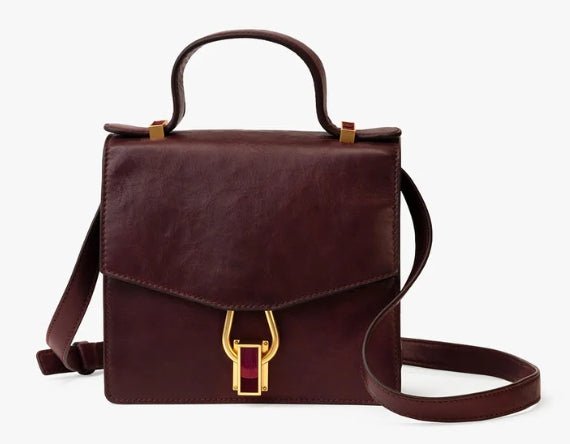 Chelsea Handbag- Burgundy - Brackish – Gaines Jewelers
