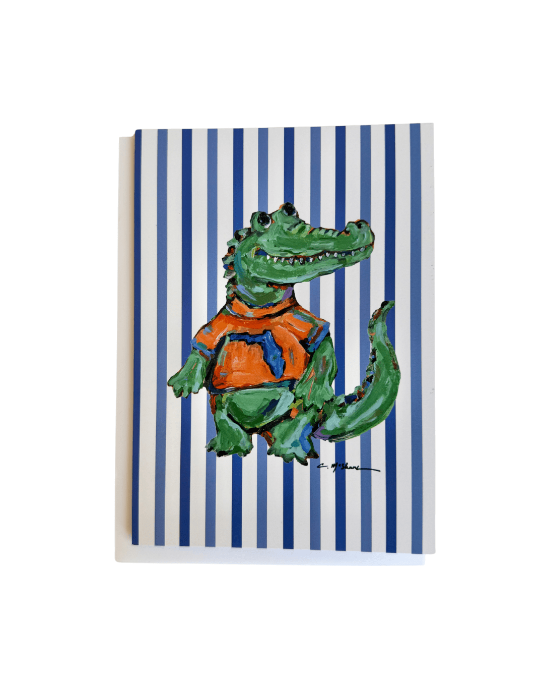 Gator Framable Card - Chelsea McShane Art – Gaines Jewelers